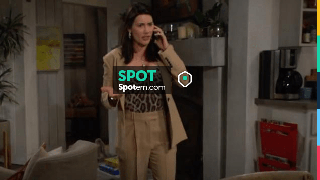 Shona Joy Irena Blazer in Wheat worn by Steffy Forrester ( Jacqueline ...