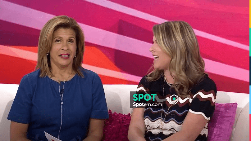 Tanya Taylor Leighton Knit Dress worn by Jenna Bush Hager as seen in ...