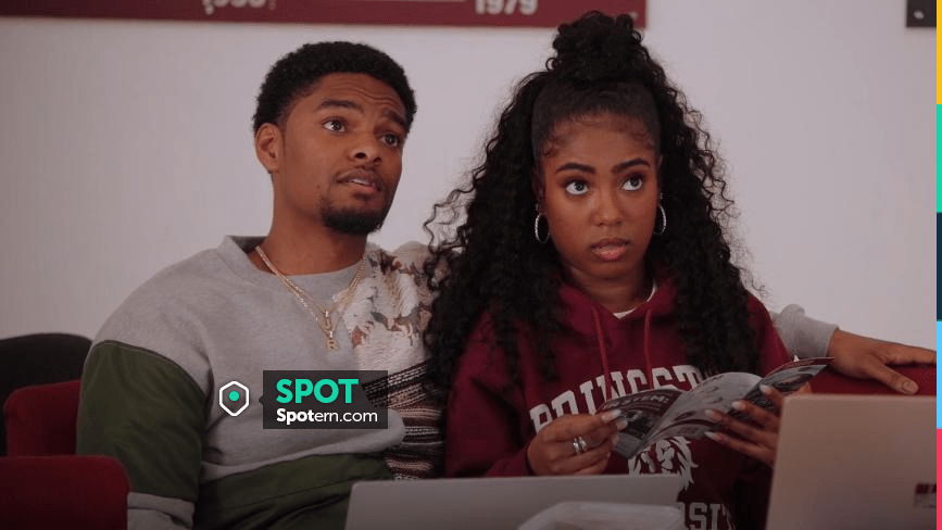 Andersson Bell Seoul23 Contrast Sweatshirt worn by Jessie 'JR' Raymond ...