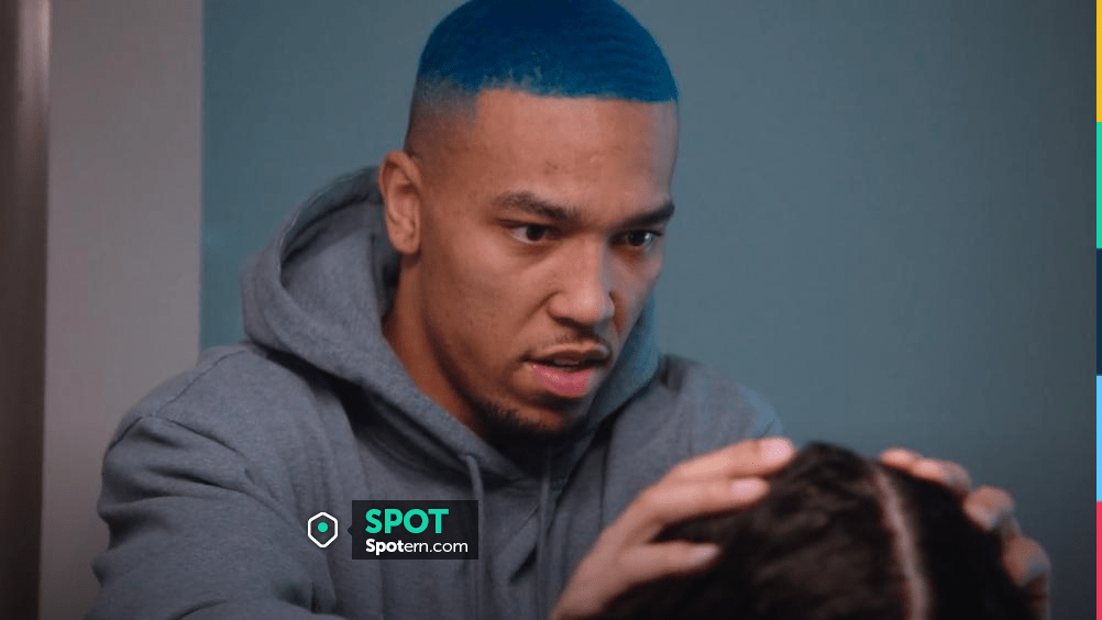 Kith Nelson Hoodie Elevation Heather worn by Amon-Ra St. Brown as seen ...