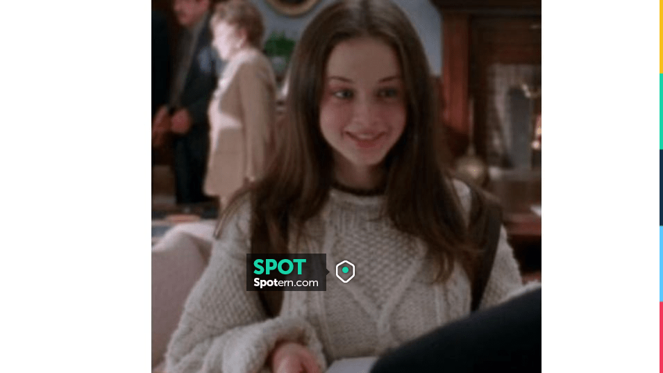 Gilmore Girls TV show outfits: Rory Gilmore (Alexis Bledel) is wearing Cable Knit Sweater in ...
