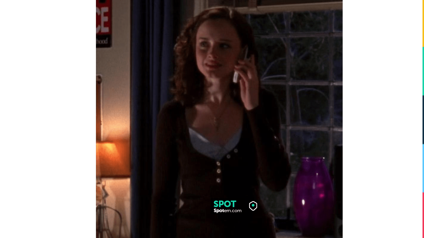 Gilmore Girls TV series: Long Sleeve Deep Ribbed Deep V Henley worn by ...