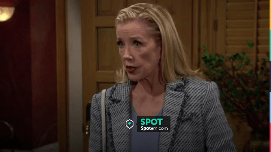 Blazer Cinq à Sept Noemi Boucle Chloe porté par Nikki Reed Newman ...