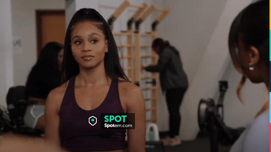 Zella Studio Lite Longline Sports Bra worn by Simone Hicks (Geffri Maya ...