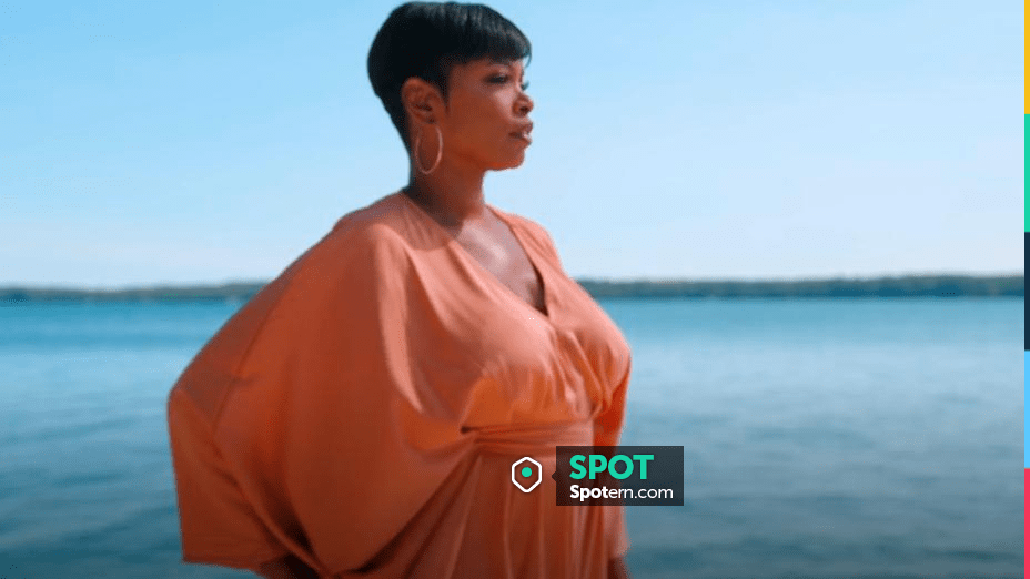 Fashion Nova Spectacular Woman Satin Maxi Dress worn by Crystal ...