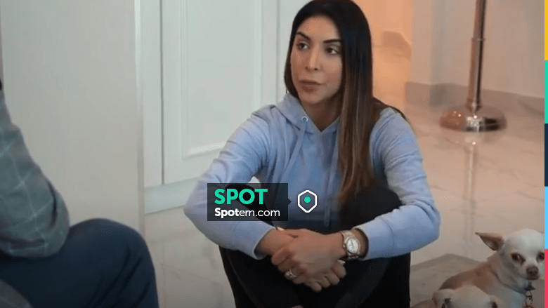 Alexander Wang Stretch Corduroy Cropped Long Sleeve Hoodie worn by ...