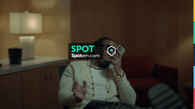 Gucci Black & White-Trim Rectangular Sunglasses worn by Gunna in Gunna ...