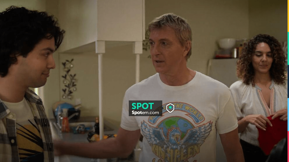 Hot Topic Van Halen 1984 Tour Of The World T-Shirt worn by Johnny ...