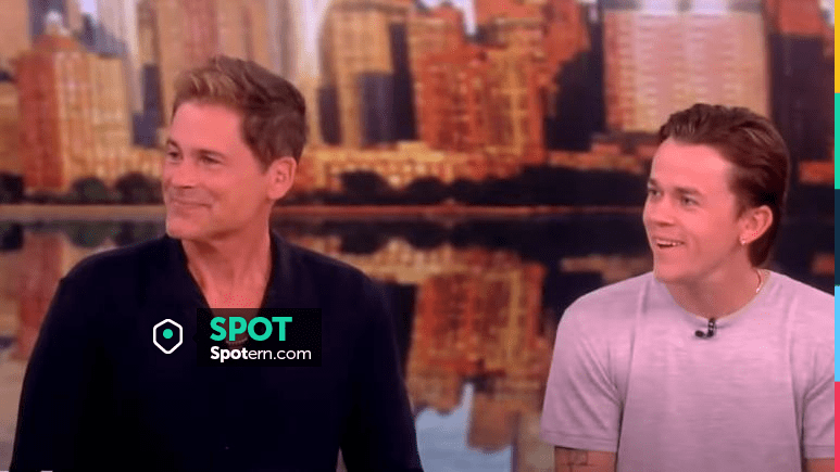 The View TV Show wardrobe: Rob Lowe is wearing Saint Laurent Shark ...