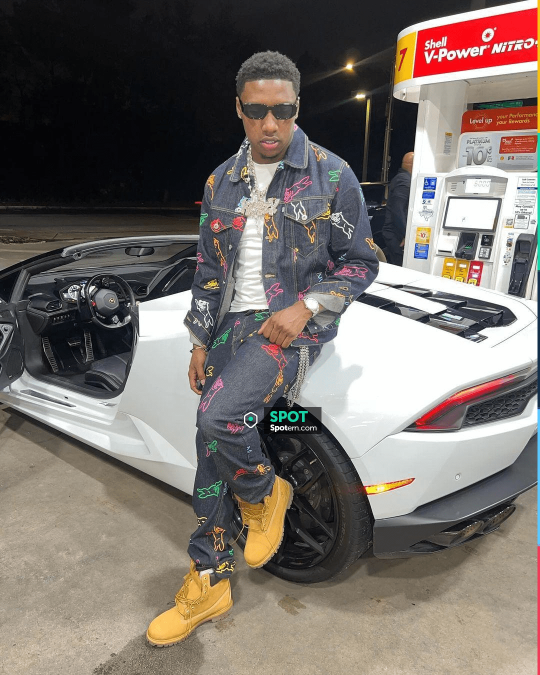 Icecream Dark Indigo Allover Running Dog Jeans worn by Rob49 on the ...