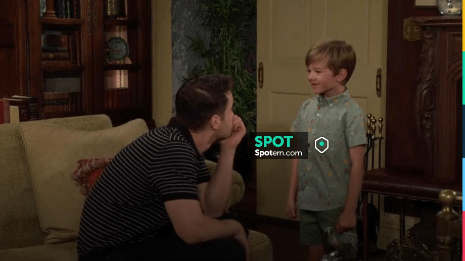 Janie & Jack Linen Cotton Shirt worn by Harrison (Redding Munsell) as ...