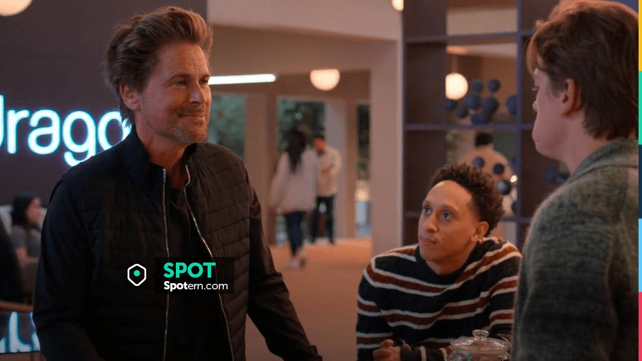 Reiss Hybrid Quilted Jacket worn by Ellis Dragon (Rob Lowe) as seen in ...