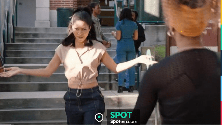 Cinq à Sept Charlotte Wide Leg Cropped Pants worn by Thea Mays (Camille ...