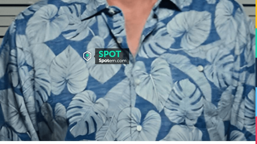 Outfits of Bad Monkey: Vince Vaughn wears Blue Hawaiian Shirt by Tommy ...
