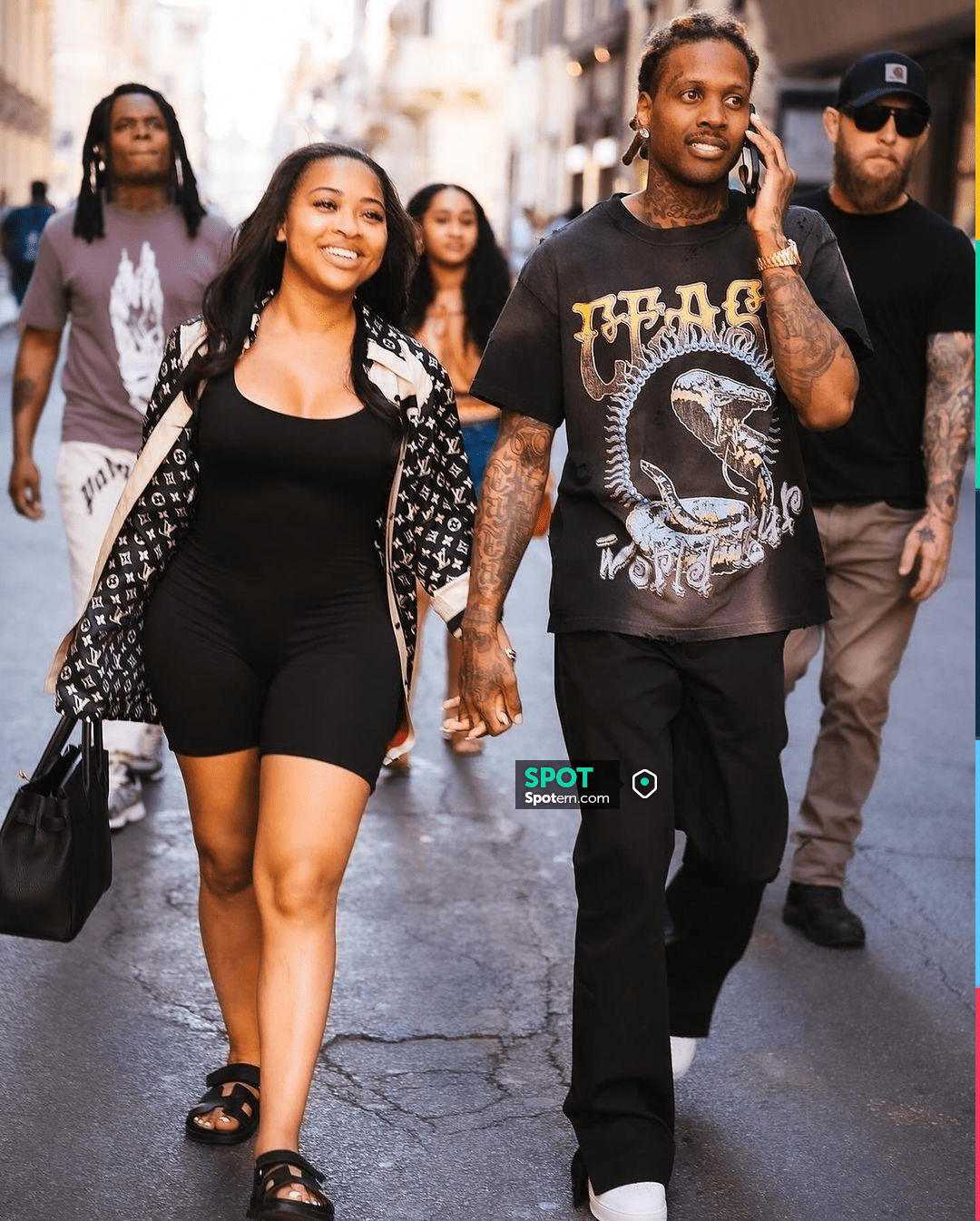 Amiri Black Flared 'Stack' Jeans worn by Lil Durk on the Instagram ...