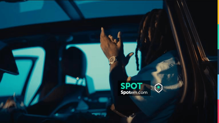 Engineered By Dré Light Blue Him Patch Work Shirt worn by Babyface Ray ...