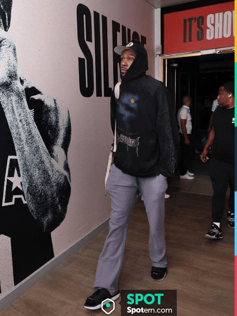 Nike Asuna 3 Slides Black White worn by Kevin Durant on the Instagram ...