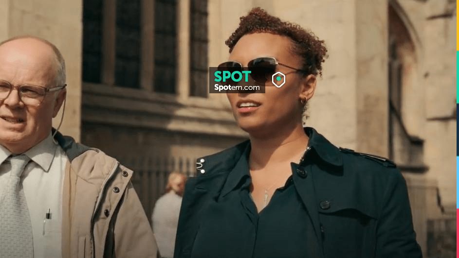 Jimmy Choo Sunglasses Gold Havana Frame Brown Gradient Lens 1 worn by ...