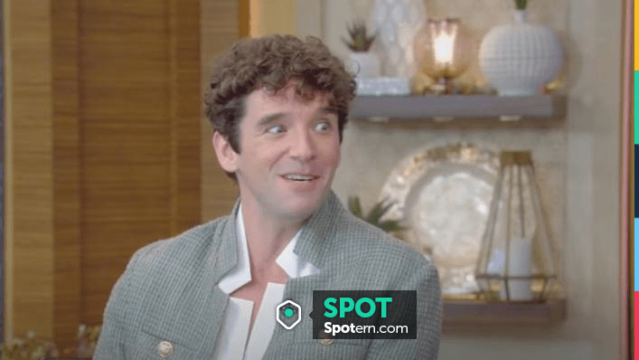 Orttu Star Neck Shirt worn by Michael Urie as seen in LIVE with Kelly ...