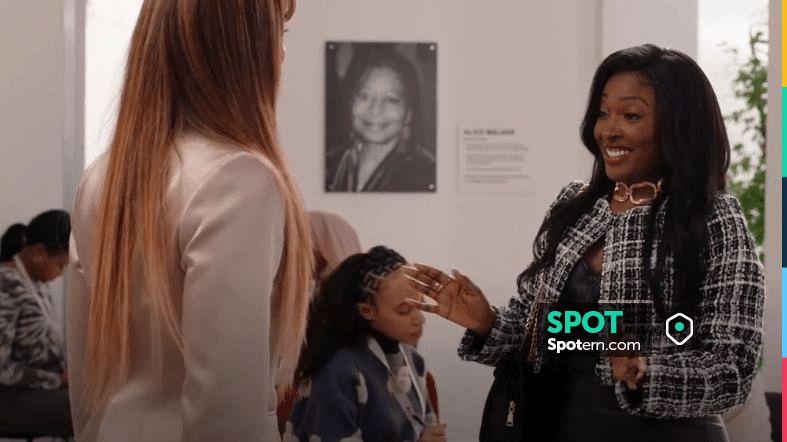 H&M Boucle Jacket worn by Valerie (Loren Lott) as seen in All American ...
