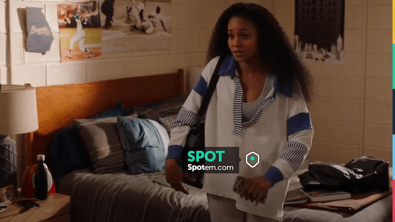 Free People Prep Polo worn by Simone Hicks (Geffri Maya Hightower) as ...