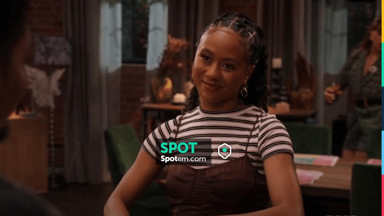 H&M Ribbed Shirt T-Shirt worn by Keisha McCalla (Netta Walker) as seen ...