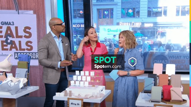 Boden Louise Linen Midi Shirt Dress worn by Tory Johnson as seen in ...