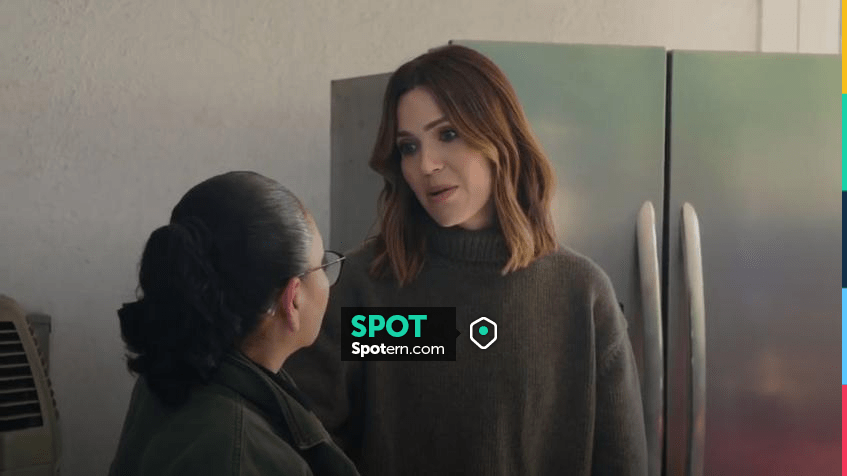 Nili Lotan Omaria Wool Turtleneck Sweater worn by Mandy Moore as seen ...
