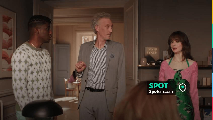 Philosophy Di Lorenzo Serafini Floral-print Bustier Top worn by Emily ...