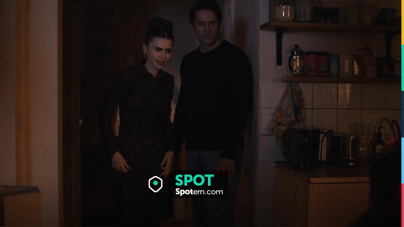 Missoni Falda de tul Zig Zag con reunión central usada por Emily Cooper (Lily Collins) como se ...