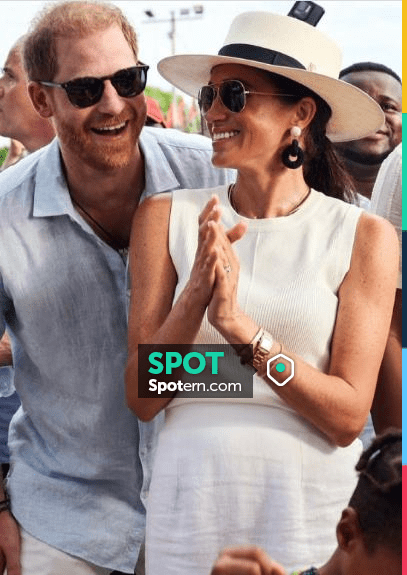 Cartier Tank Francaise Watch in Gold worn by Meghan Markle in Colombia ...