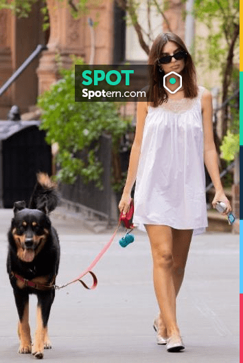 Jordan Road Monaco Hoops Small Silver worn by Emily Ratajkowski in NYC ...