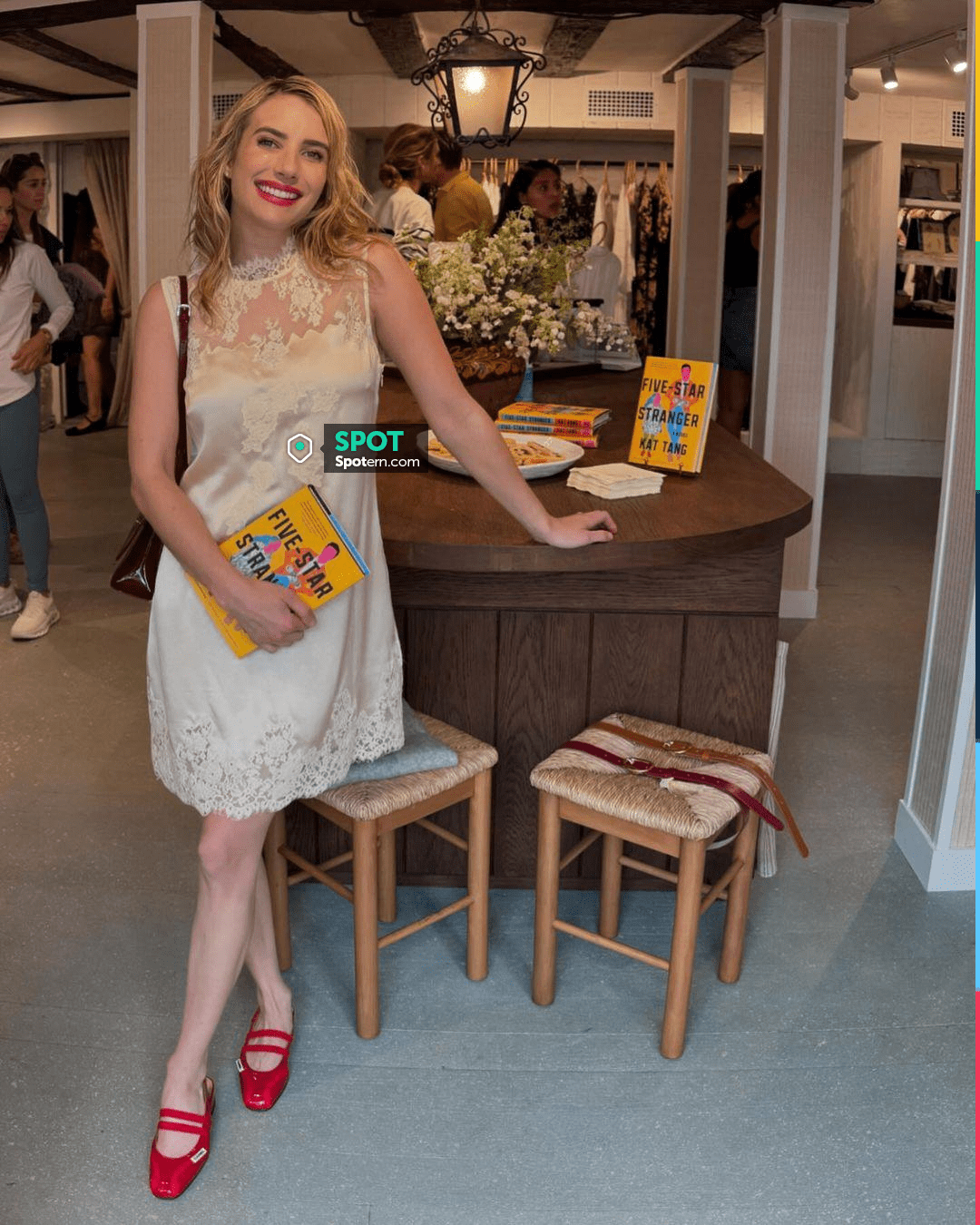 Doen Valeria Dress worn by Emma Roberts on her Instagram Story on ...