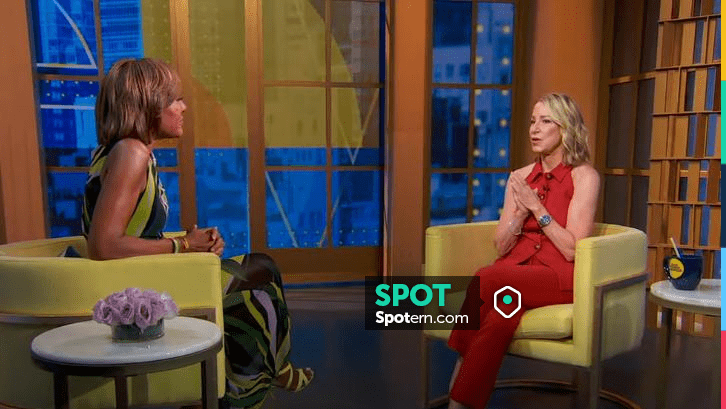 Veronica Beard Arte Pant in Brick Red worn by Chris Evert as seen in ...