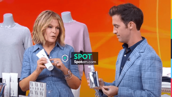 Boden Louise Linen Midi Shirt Dress in Authentic Blue Chambray worn by ...