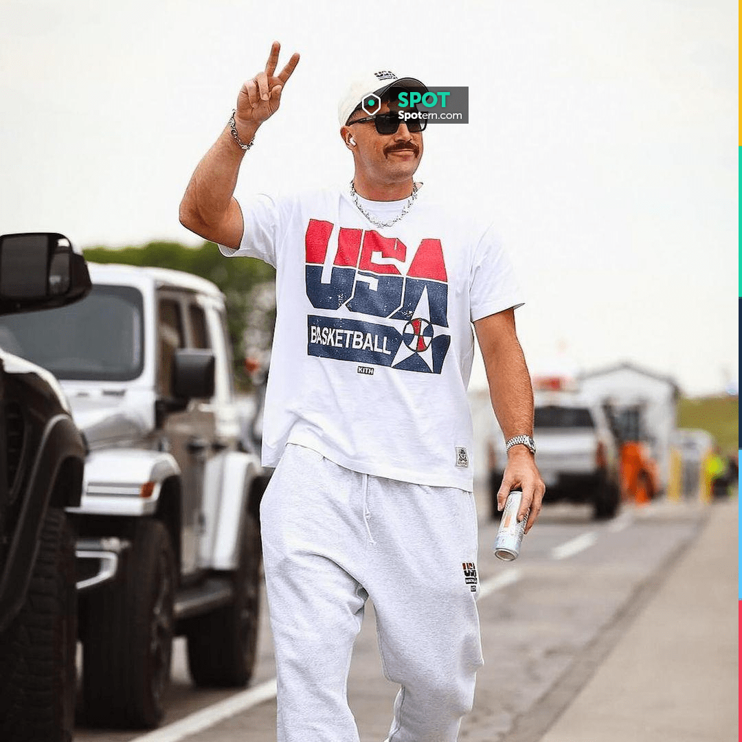 Kith New Era for USA Basketball Aaron Cap worn by Travis Kelce on the ...
