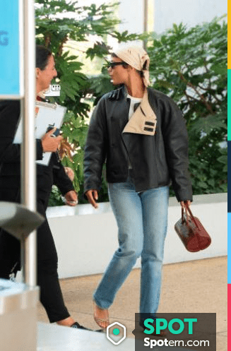 The Row Harlow Shoe In Leather worn by Taylor Russell in Venice on ...