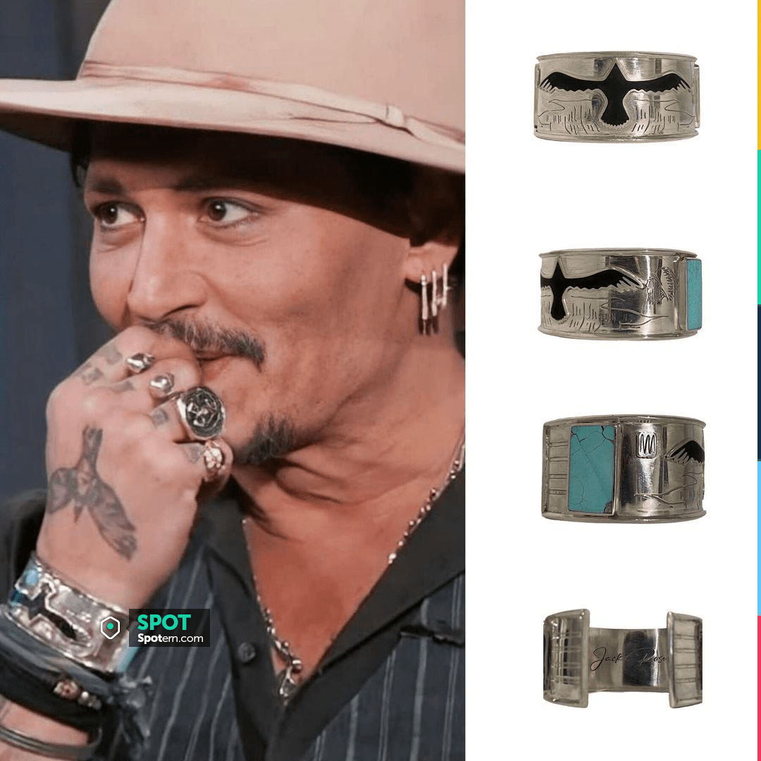 The Indian Navajo "Sparrow" Bangle Bracelet with "HOWLITE TURQUOISE ...