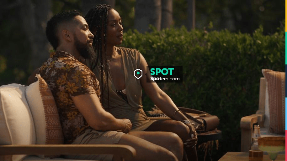 ViX Cindy Short Cover Up Dress worn by Tiana(Melanie Liburd) as seen in ...