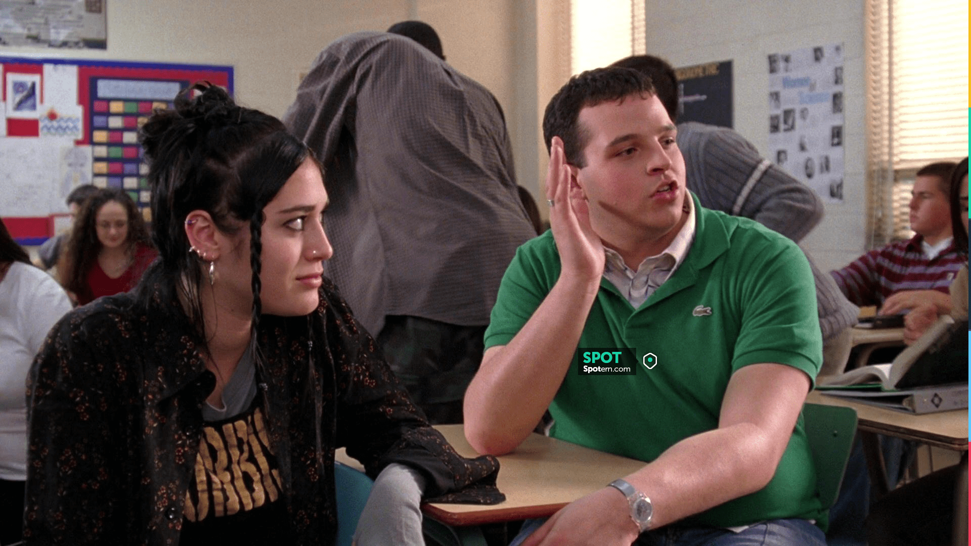 Lacoste Green Polo Shirt worn by Damian (Daniel Franzese) as seen in ...