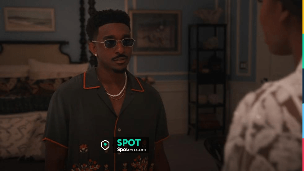 Bode Bead-Embellished Silk Shirt worn by Jazz (Jordan L. Jones) as seen ...