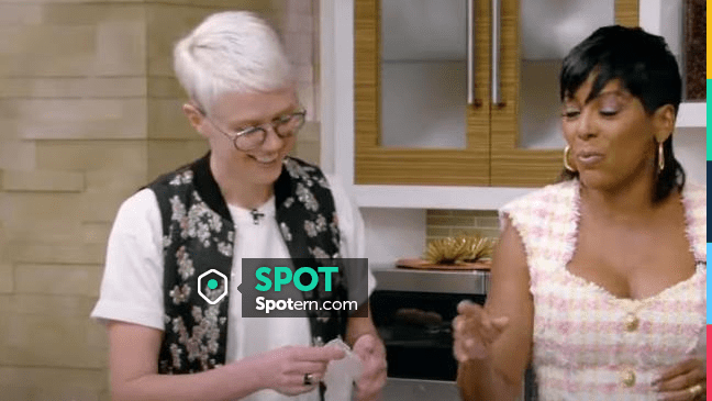 Dries Van Noten Metallic Cherry Blossom Brocade Vest worn by Lish ...