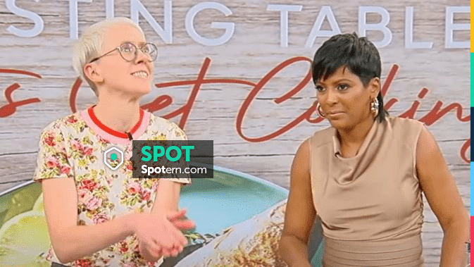 Zimmermann Floral Print Crew Neck T-Shirt worn by Lish Steiling as seen ...