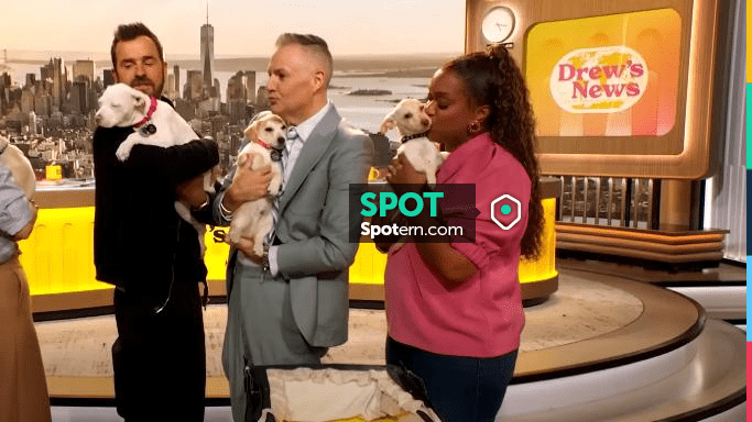 Julia Allert Designer Pink Blouse worn by Sunny Anderson as seen in The ...