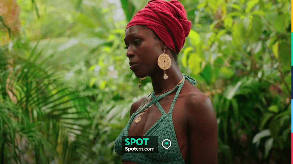 Ayni Cotton Crochet Bikini Top worn by Dragon Queen (Jodie Turner-Smith ...