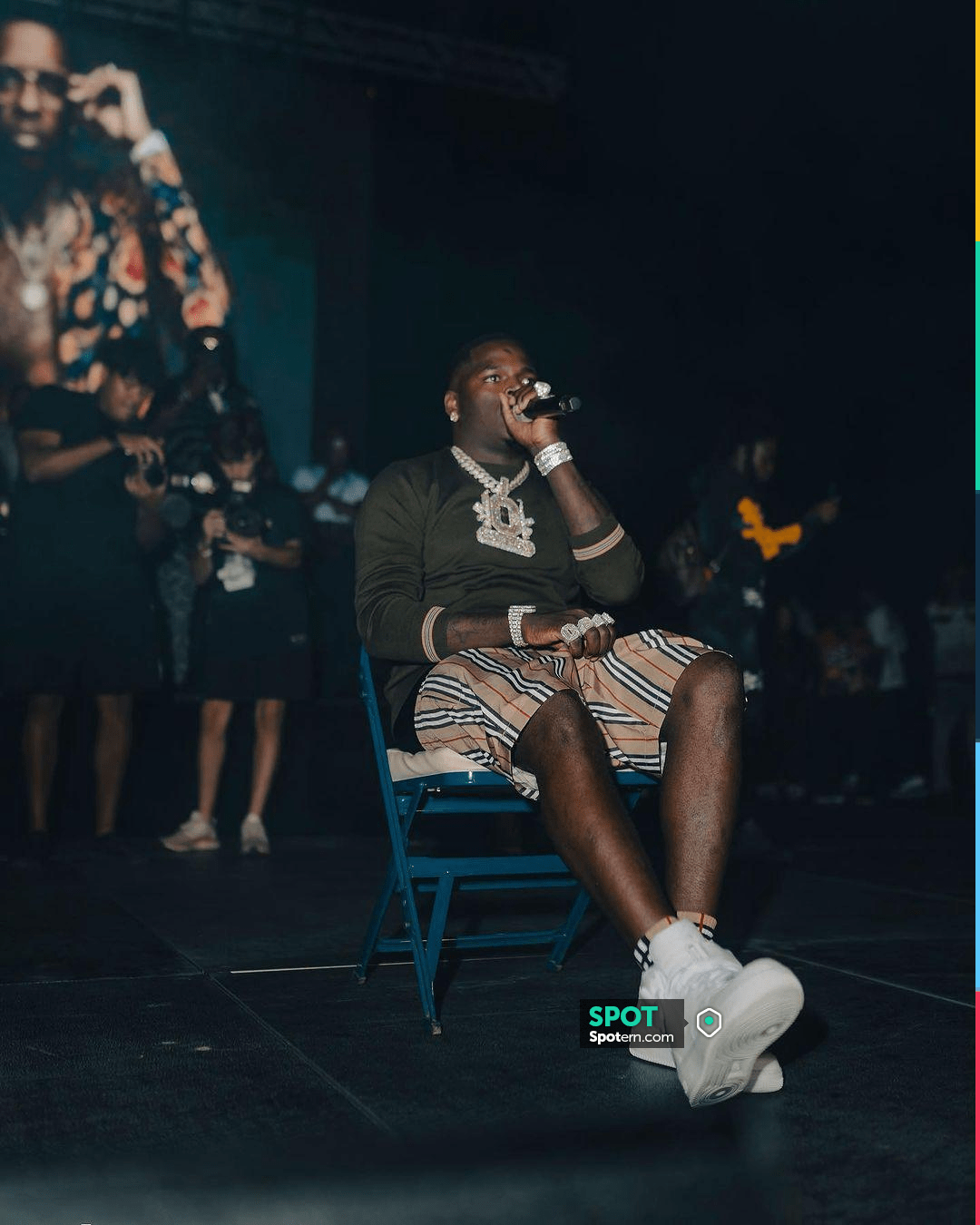 Nike Air Force 1 Mid x Supreme White worn by Big Boogie on the ...