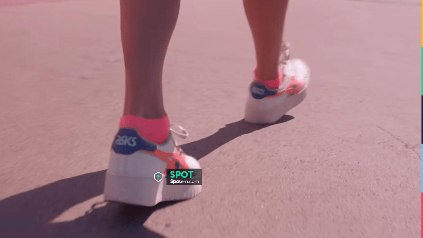 The Substance Movie Wardrobe: Margaret Qualley wears Asics White ...