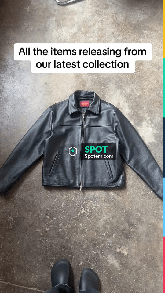 Mutimer Leather Jacket as seen on @mutimer.co account on TikTok | Spotern