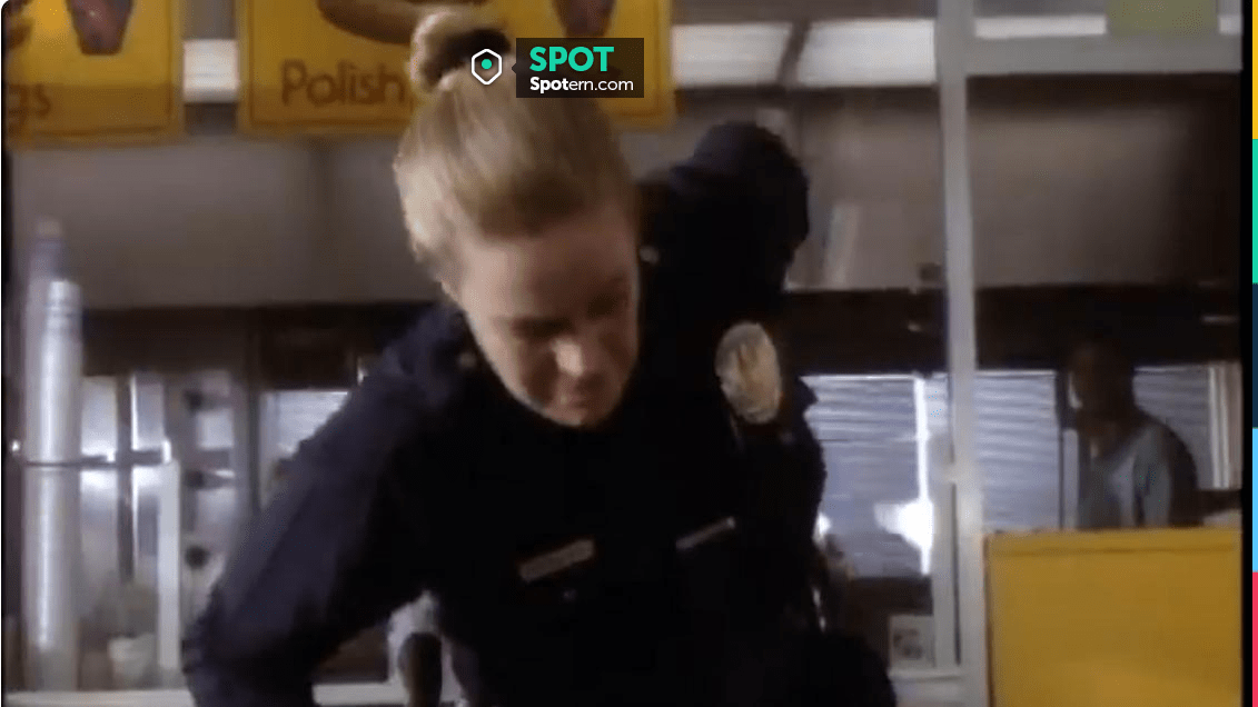 Cop Rock TV series wardrobe: Diane Delano wears Black scrunchie to ...