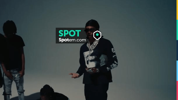 Chrome Hearts Black Wide Lord’n Sunglasses worn by Lil Baby in 4Batz ...